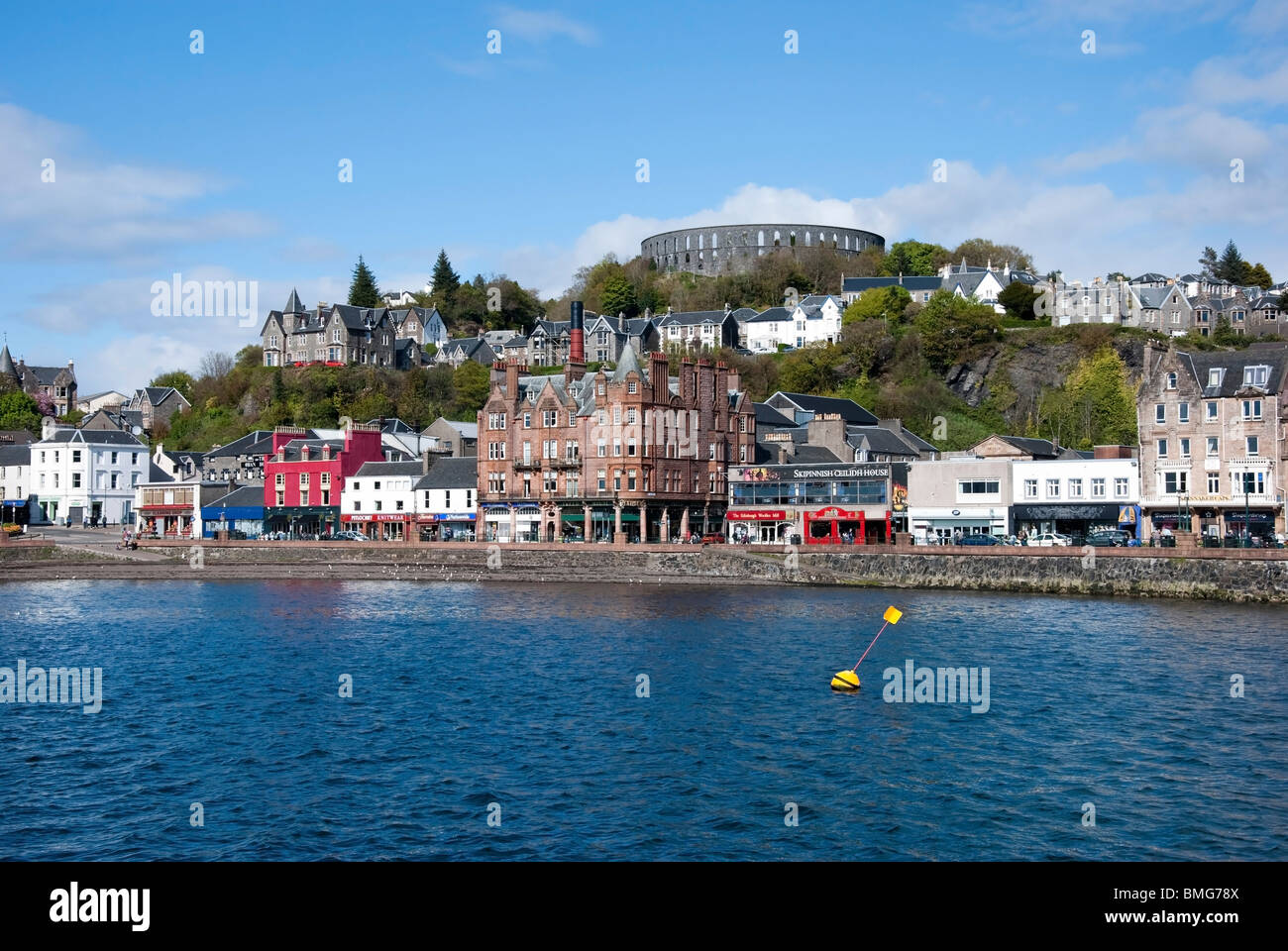George Street Waterfront Oban Lorn Argyll Western Scottish Highlands ...
