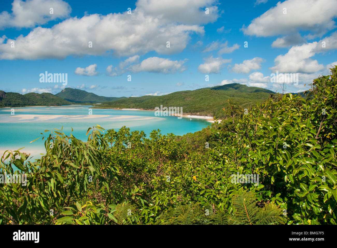 Overview of Whitehaven Beach Area in the Whitsundays Archipelago, East ...