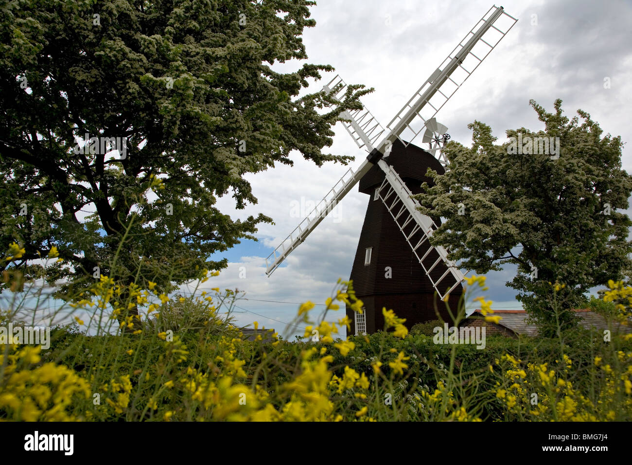 Ripple Mill, Ringwould near Deal in Kent Stock Photo - Alamy