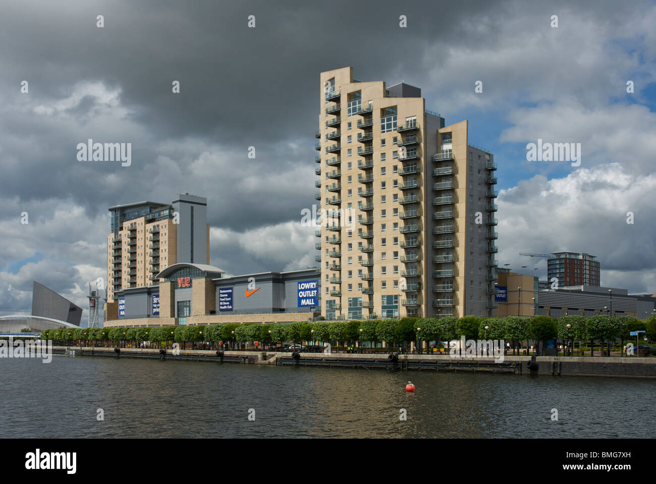 The Lowry Outlet Mall, Salford Quays, Greater Manchester, England UK ...