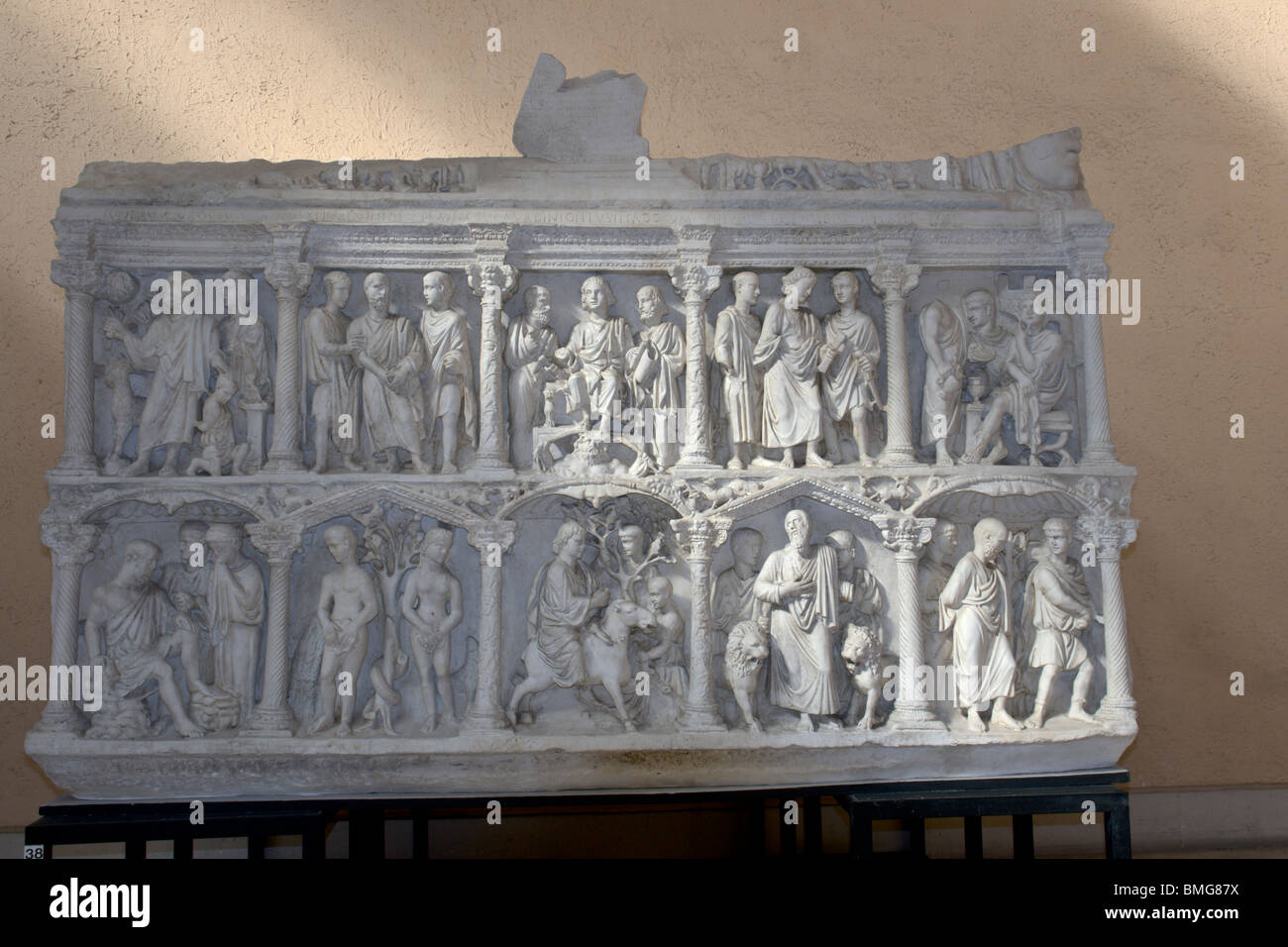 Sarcophagus of Junius Bassus Stock Photo - Alamy