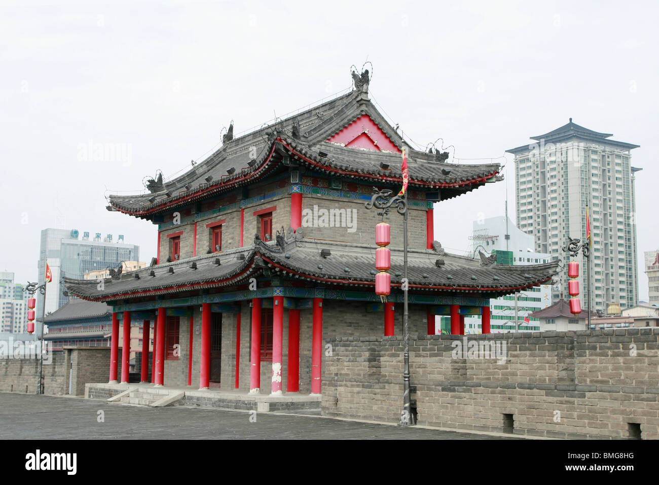 City Wall, Xi'An, Shaanxi Province, China Stock Photo - Alamy