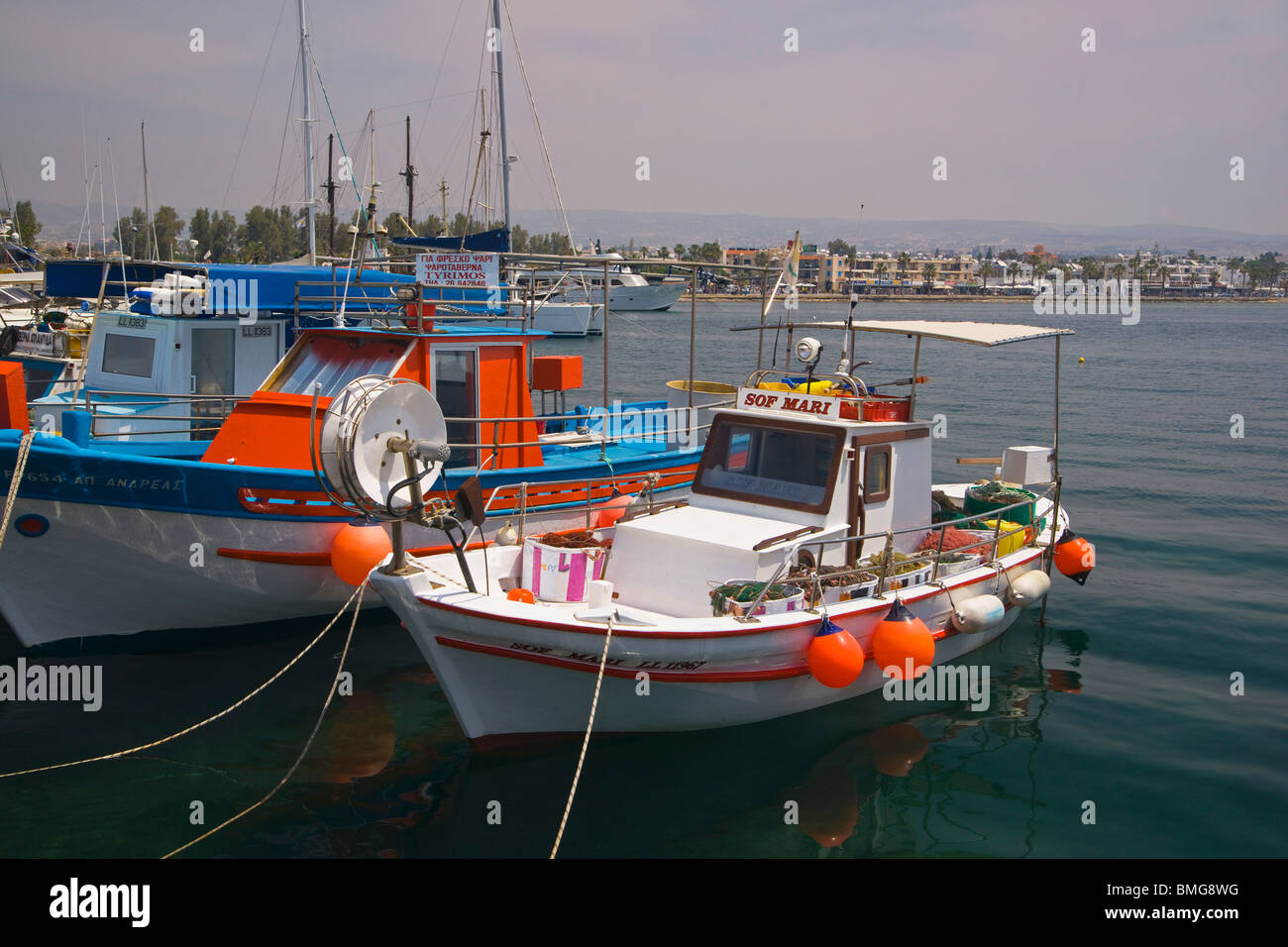 Cyprus Paphos, pafos, harbour, boats Stock Photo - Alamy
