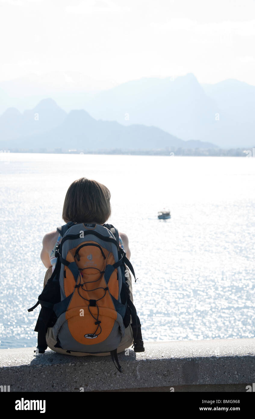 Turkey Antalya - backpacking in the old city Stock Photo - Alamy