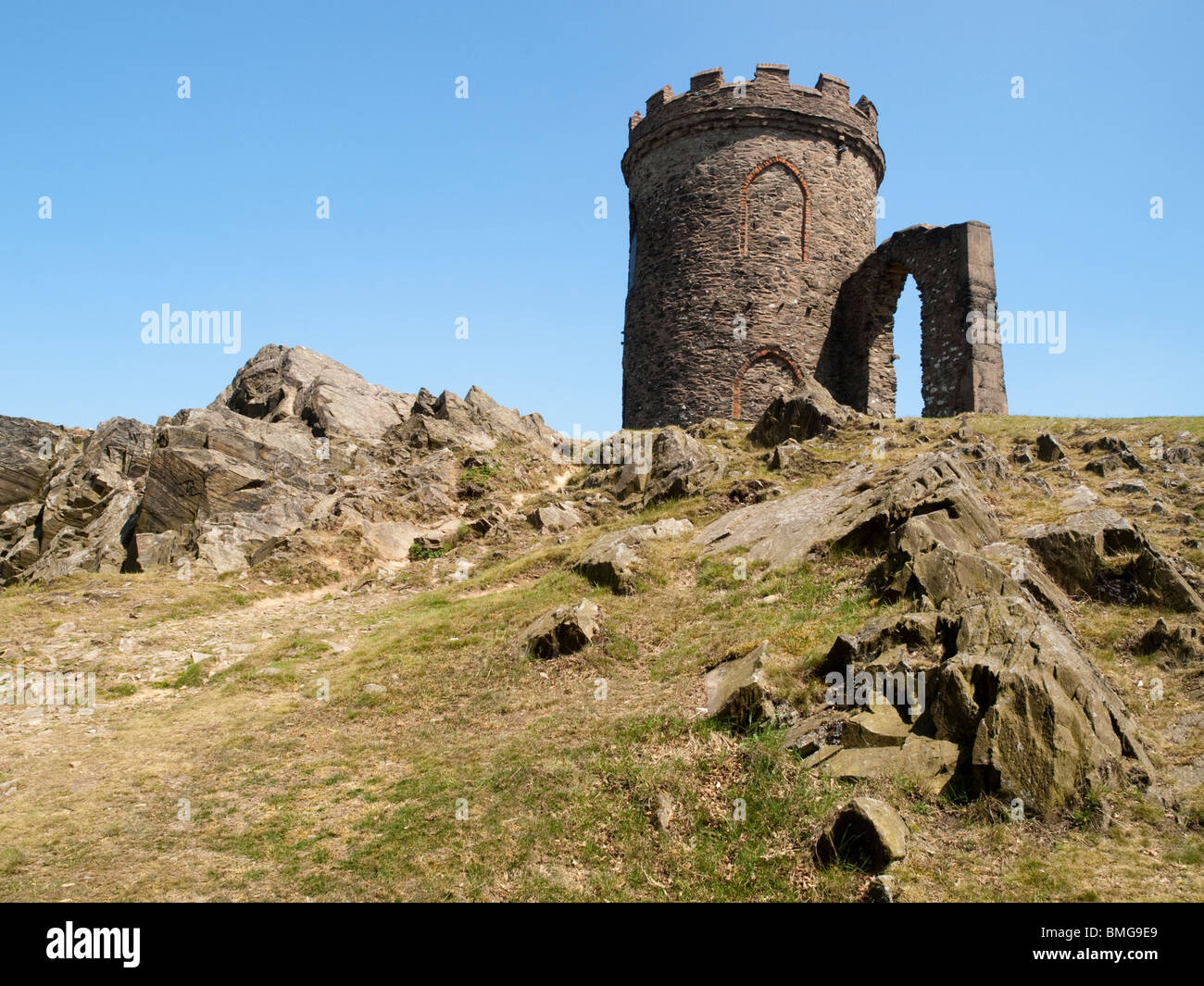 Old John Tower in Bradgate Park Leicestershire, England UK Stock Photo ...