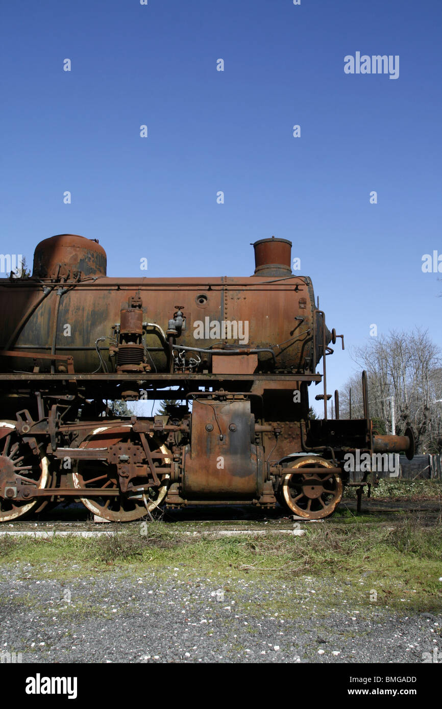 Steam locomotive scrapped hi-res stock photography and images - Alamy