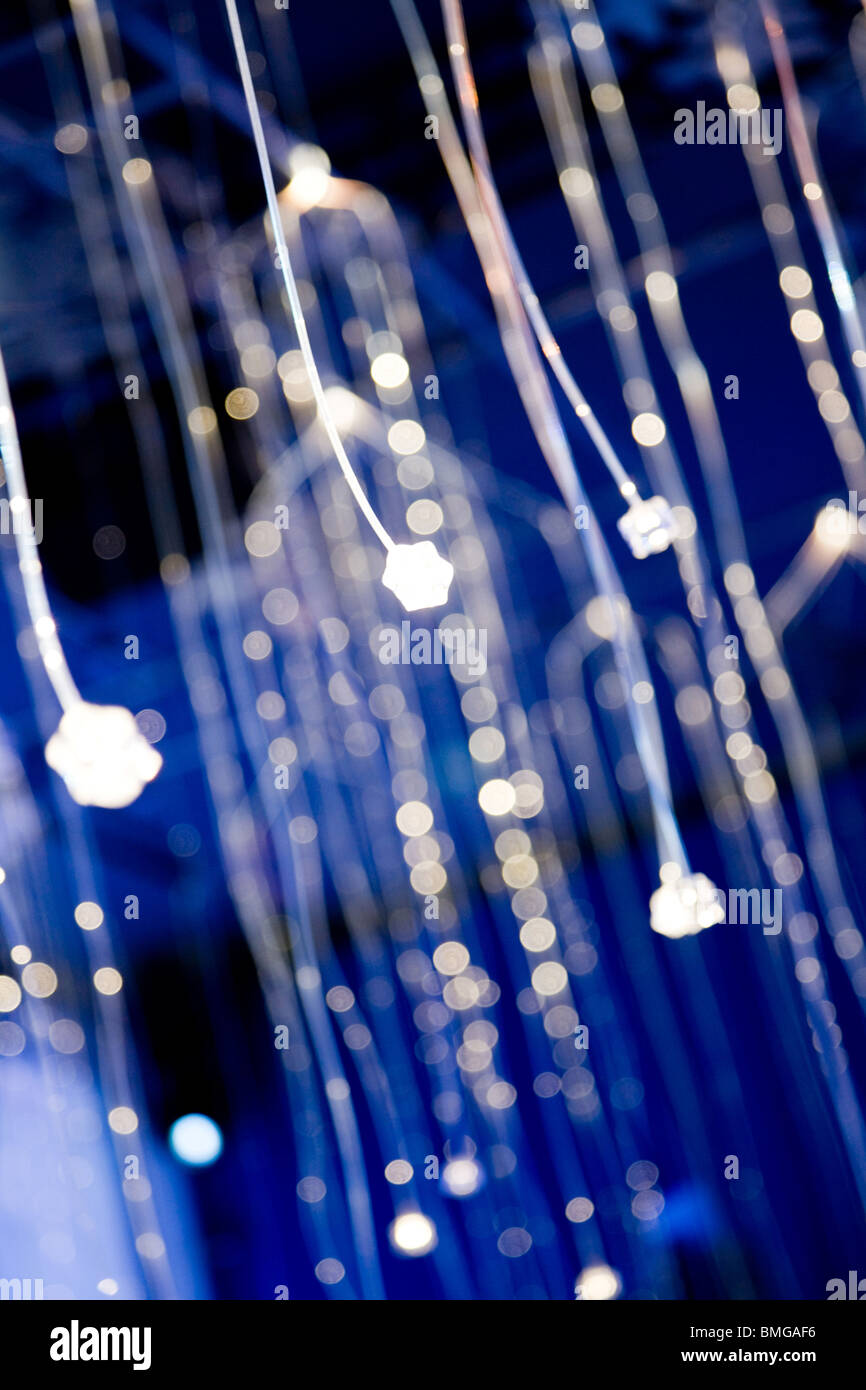 Blue Light decoration for background Stock Photo - Alamy