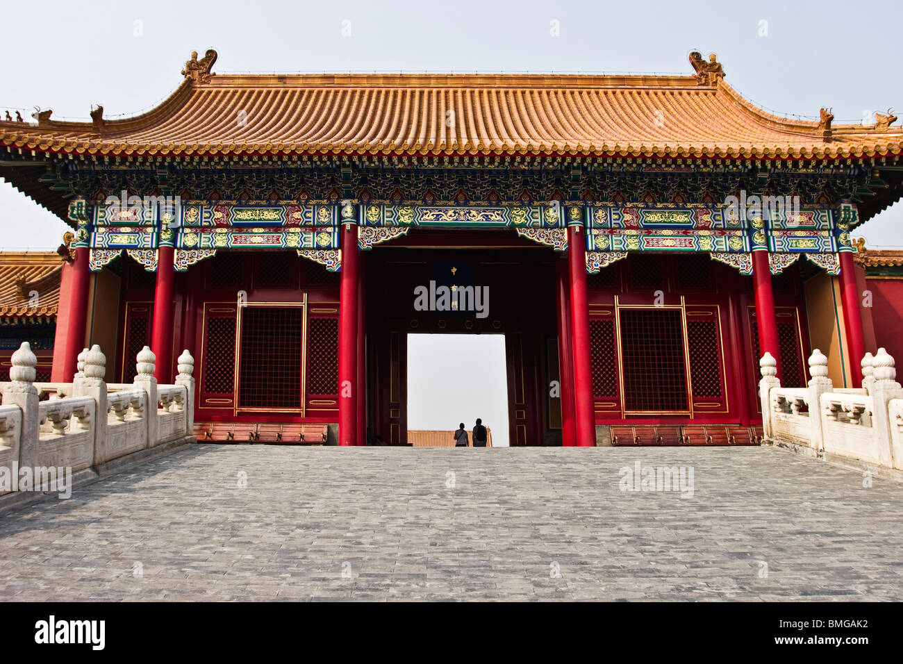 Right Central Gate, Forbidden City, Beijing, China Stock Photo - Alamy