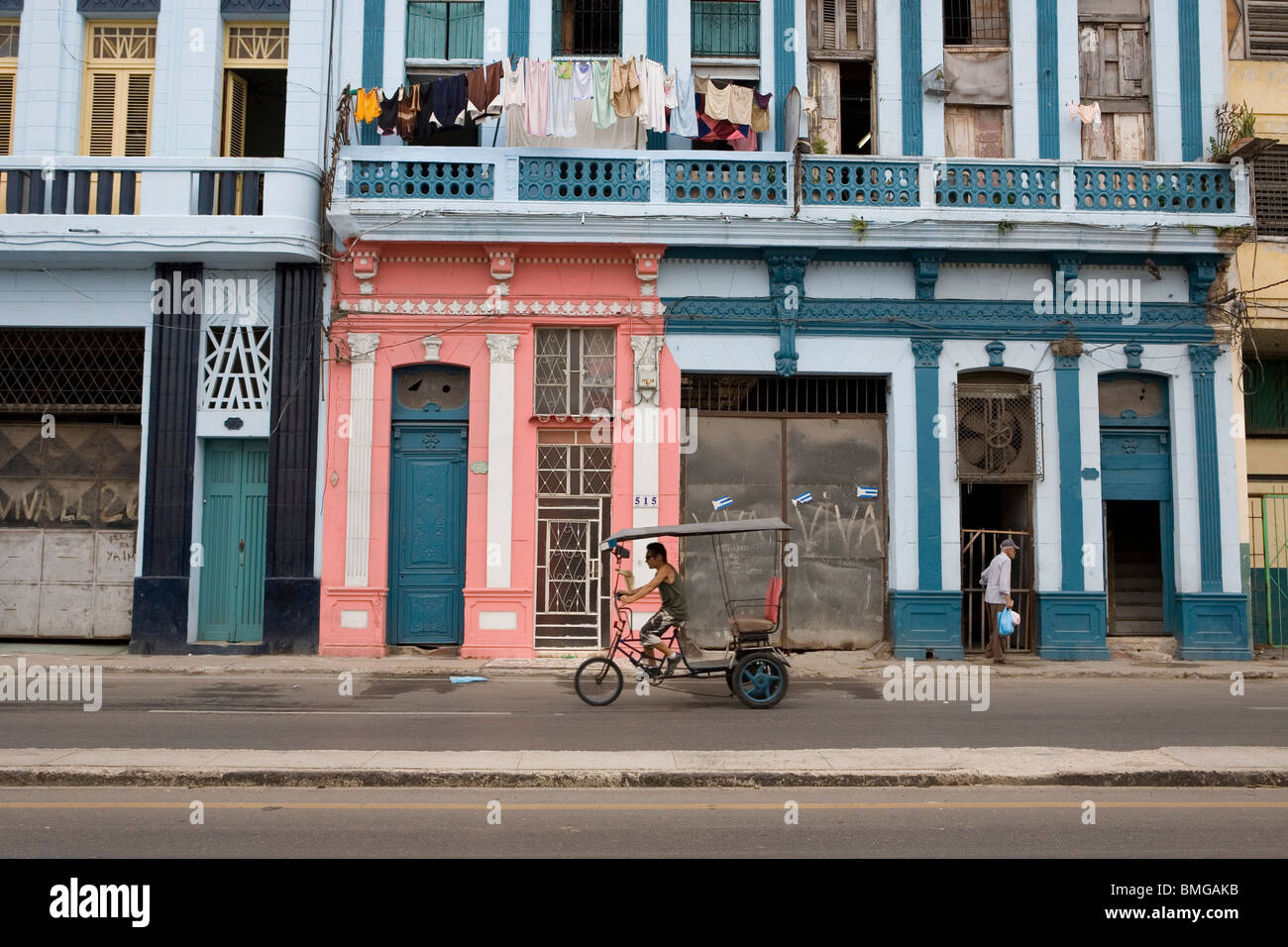 A colorful street downtown Havana Cuba Stock Photo - Alamy