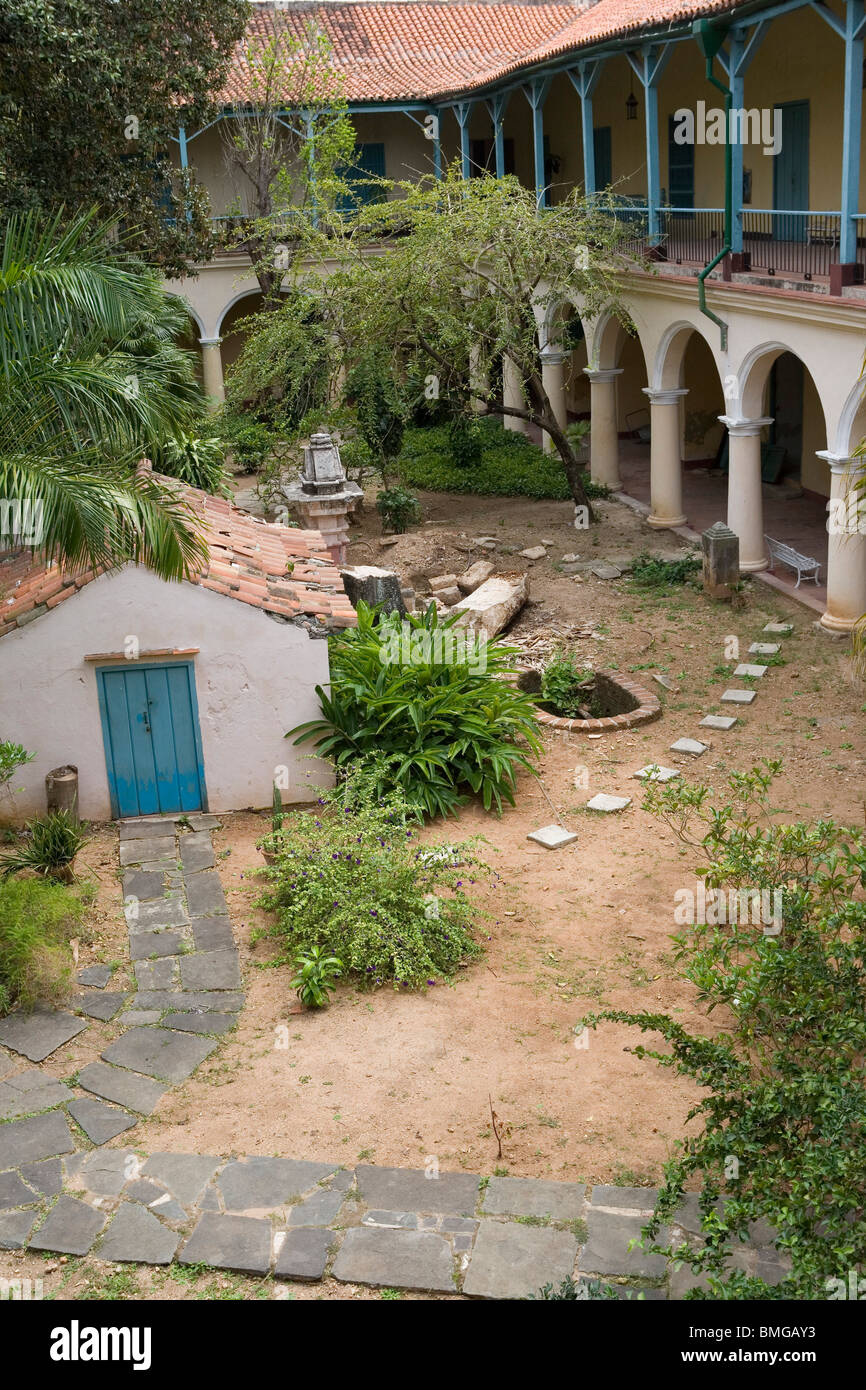 A convent courtyard in Havana, Cuba Stock Photo - Alamy