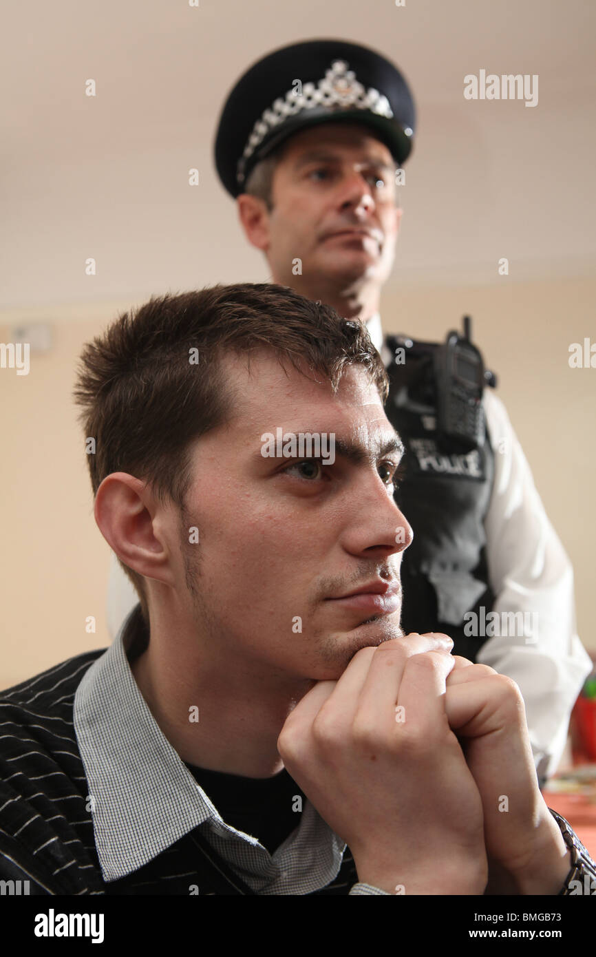 Stern looking police officer hi-res stock photography and images - Alamy