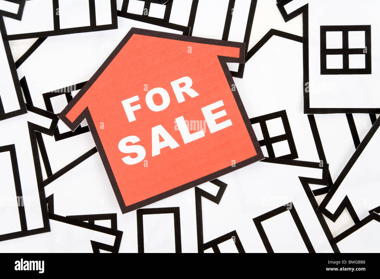 a red home sign, Real Estate Concept ,For Sale Stock Photo - Alamy