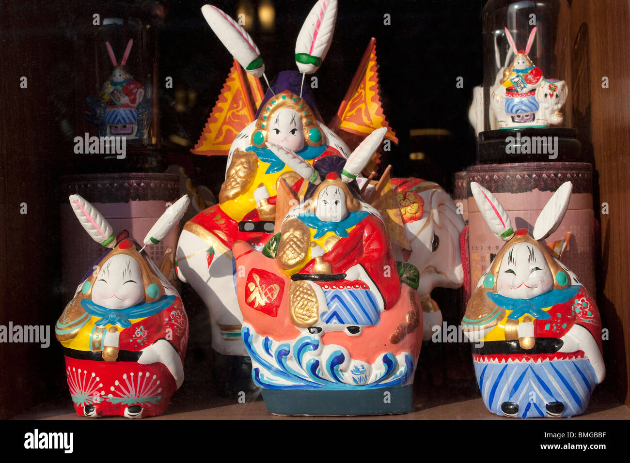 Rabbit God sold in a store, Yandai Xiejie, Beijing, China Stock Photo ...