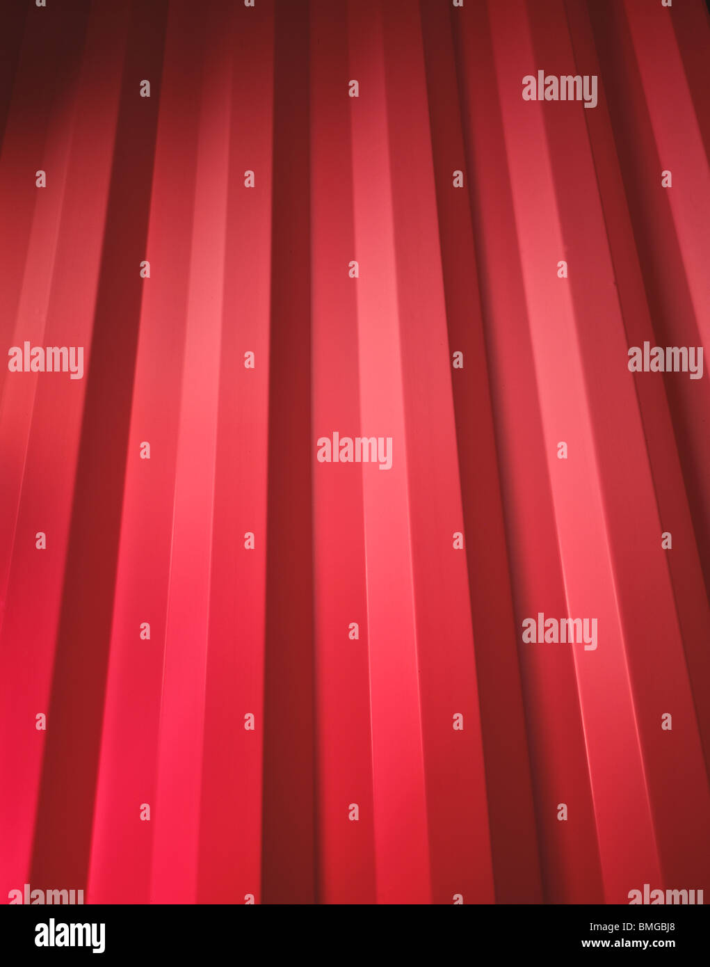 Bright red metallic industrial construction building panel Stock Photo ...