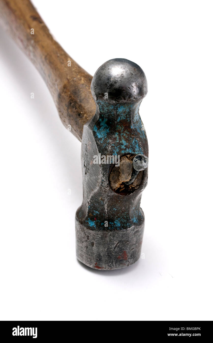 Hammer isolated on white Stock Photo - Alamy