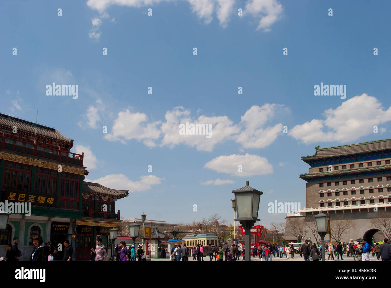 Qianmen Street, Beijing, China Stock Photo - Alamy