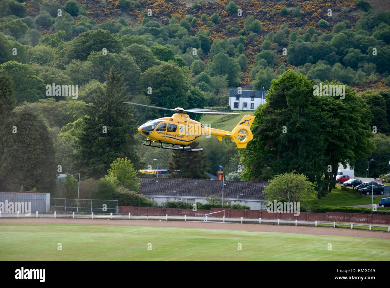Scottish ambulance helicopter hi-res stock photography and images - Alamy