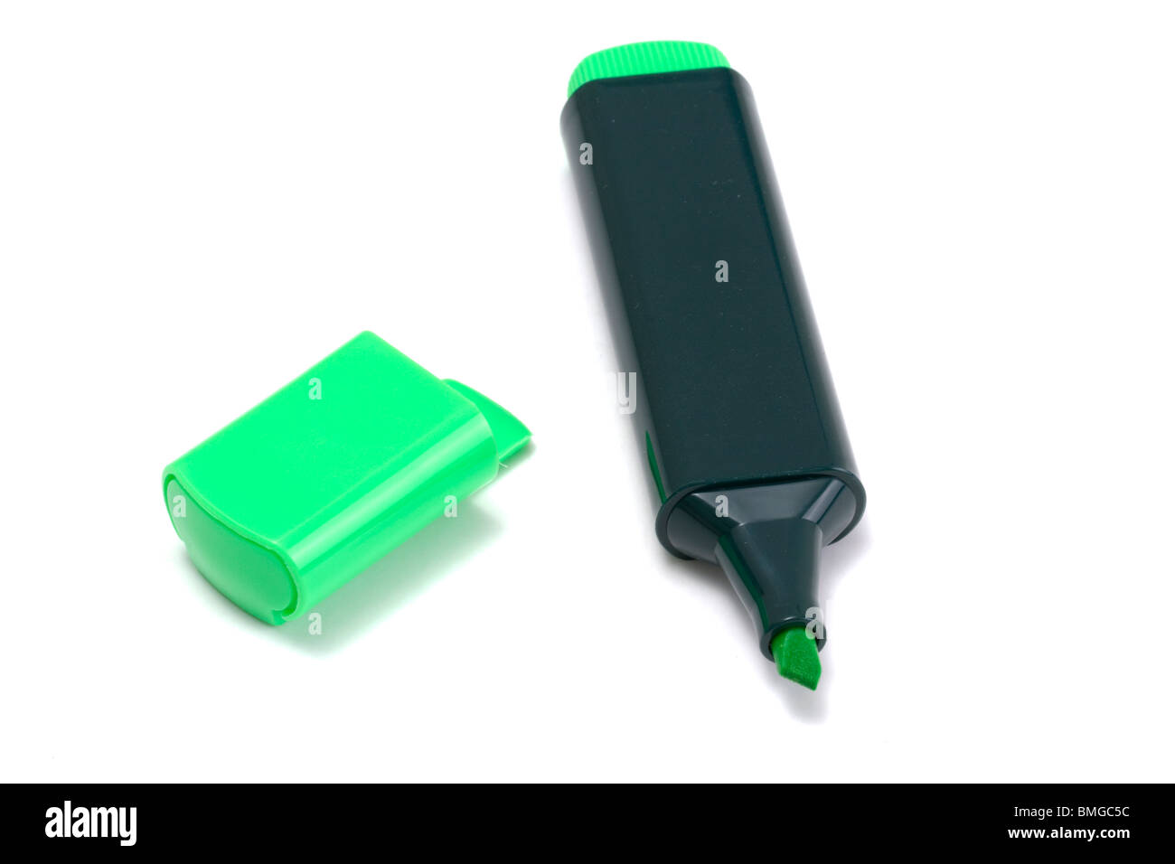 Highlighter isolated on white background Stock Photo - Alamy