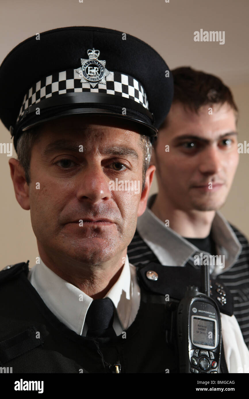 Stern looking police officer hi-res stock photography and images - Alamy