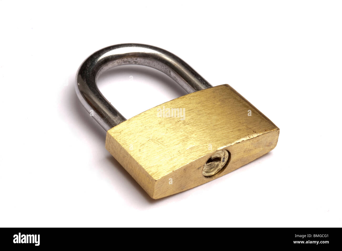 Padlock isolated on white background Stock Photo - Alamy