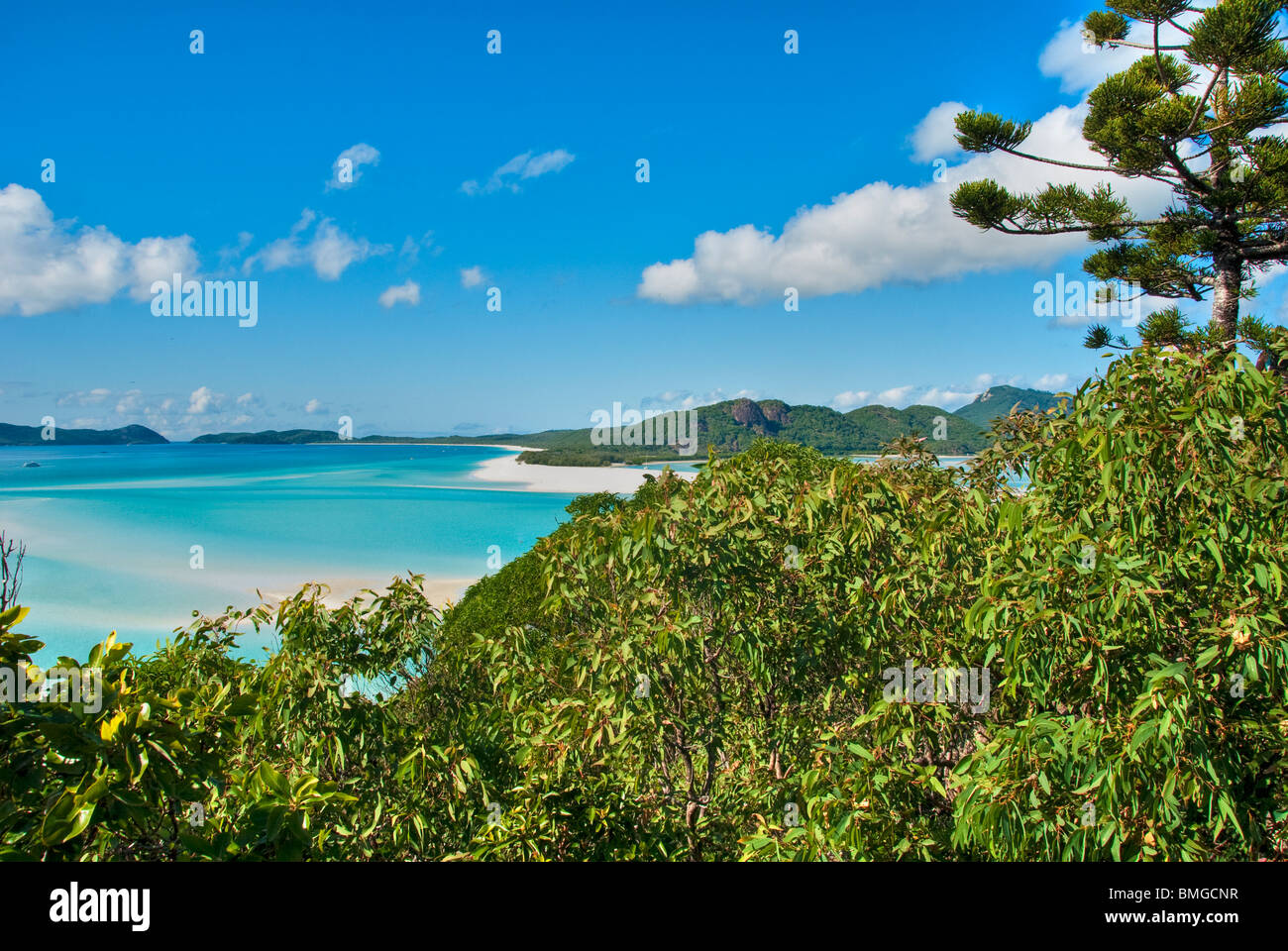 Overview of Whitehaven Beach Area in the Whitsundays Archipelago, East ...