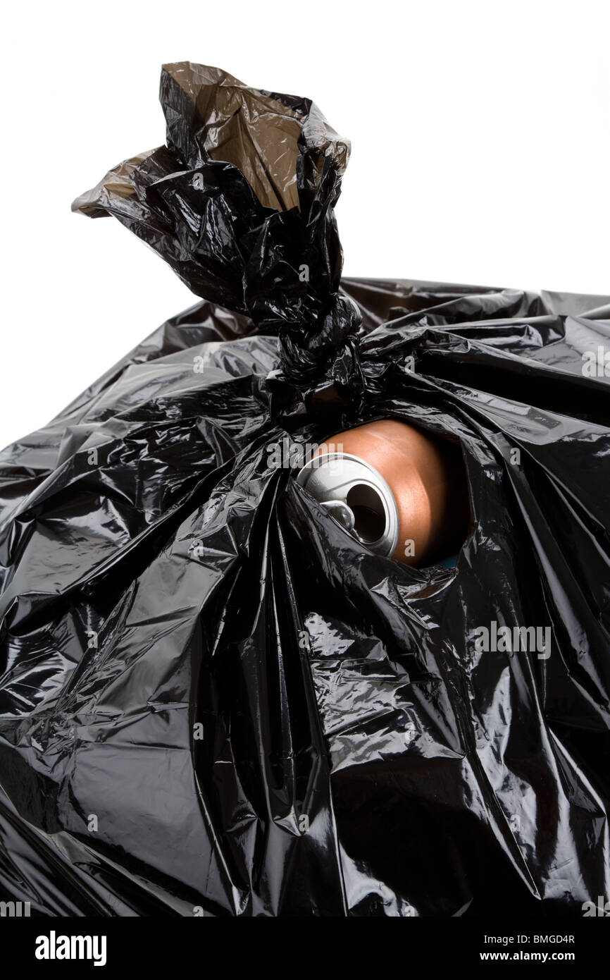 Black garbage hi-res stock photography and images - Alamy