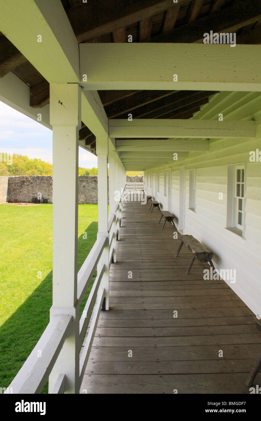 Barracks, Fort Frederick State Park, Maryland Stock Photo - Alamy