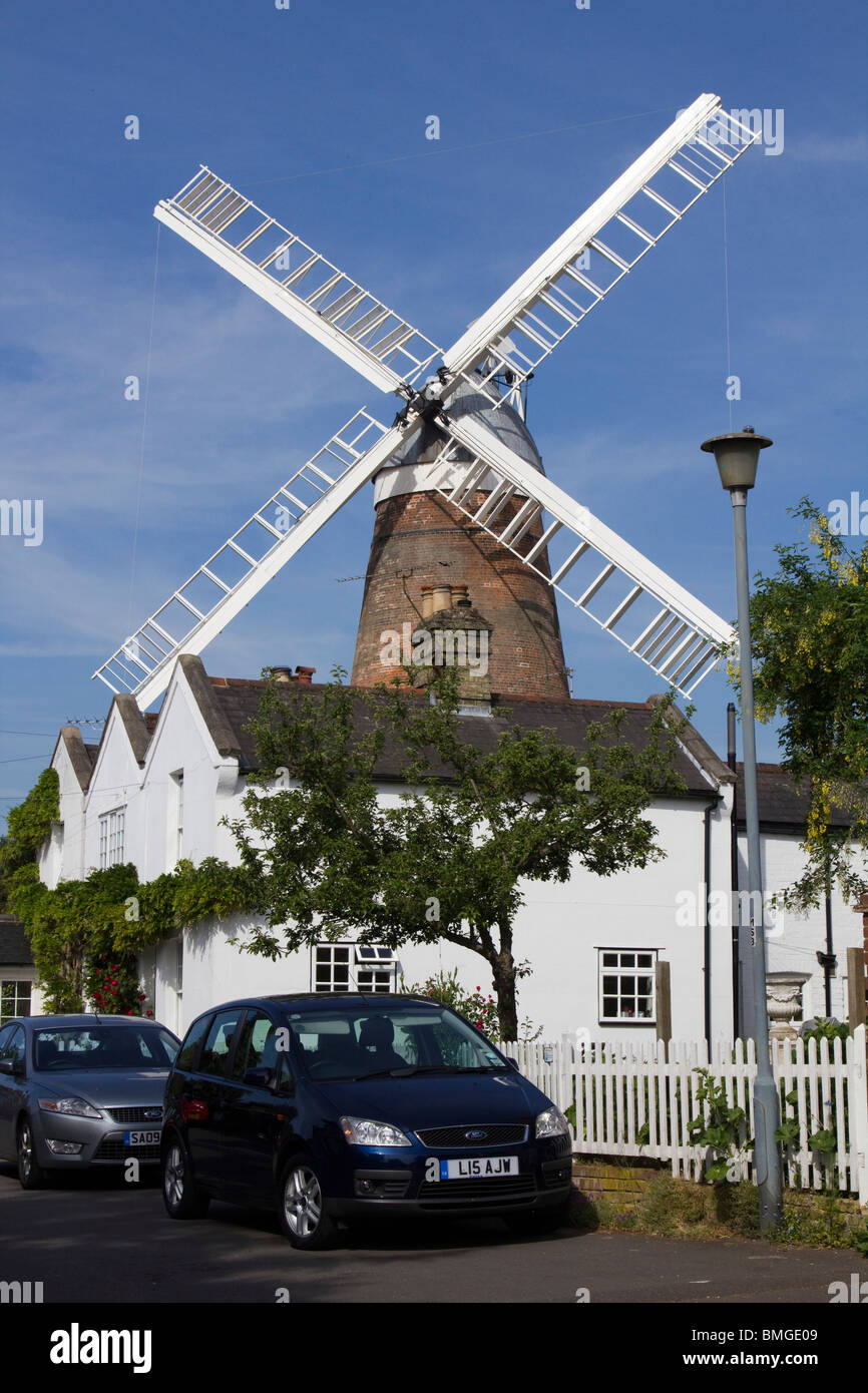 stansted windmill, essex, england uk gb Stock Photo - Alamy
