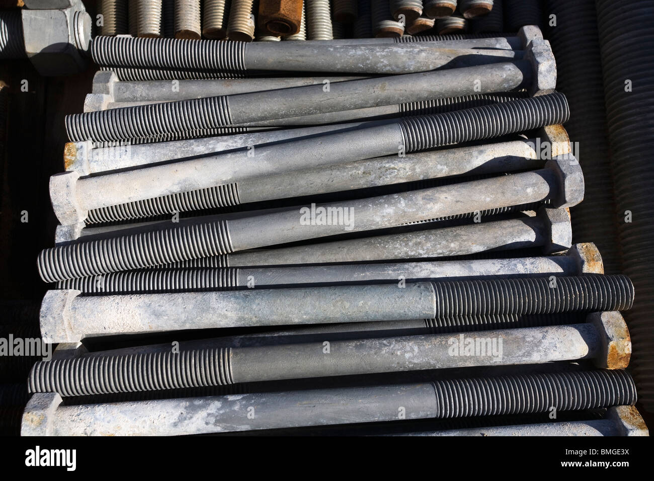 Large bolt hardware Stock Photo - Alamy