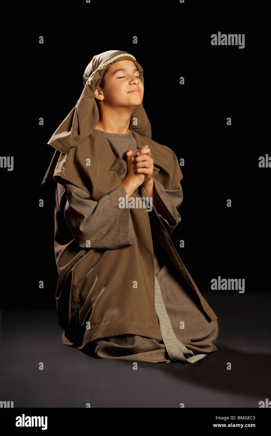 Boy Portraying A Young Jesus Stock Photo - Alamy