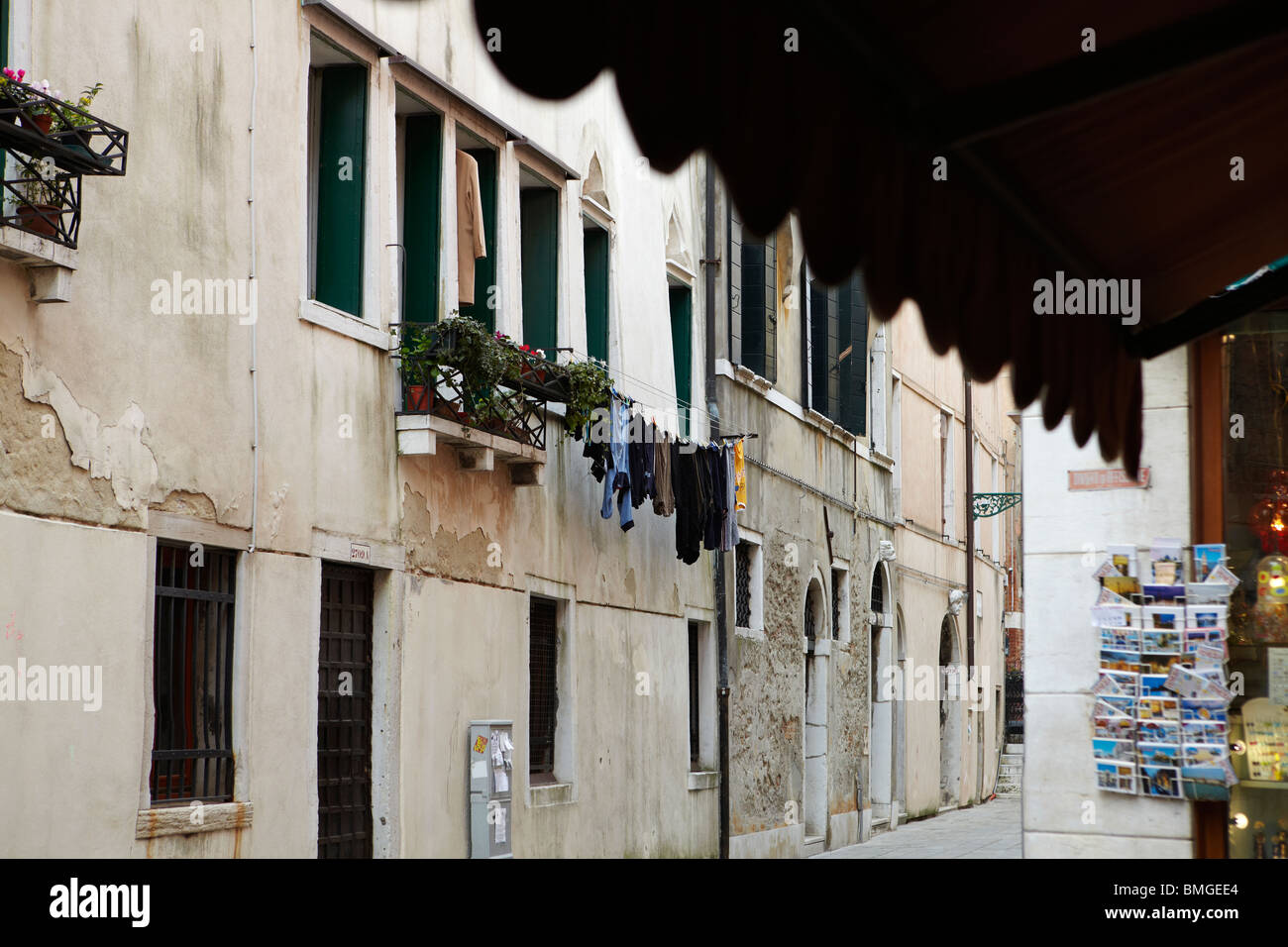 Typical street in Venice, Italy Stock Photo - Alamy