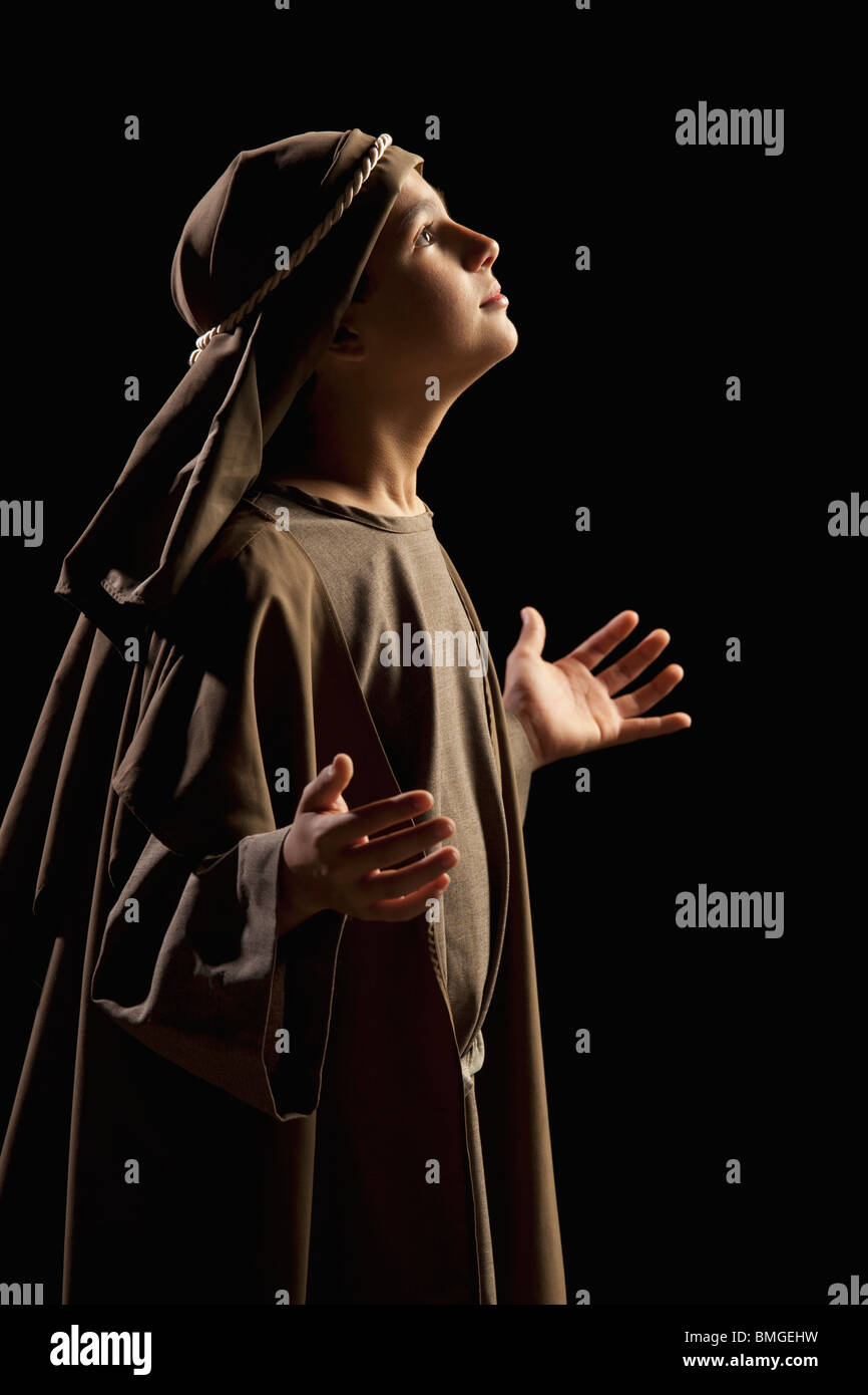 Black jesus christ robe hi-res stock photography and images - Alamy
