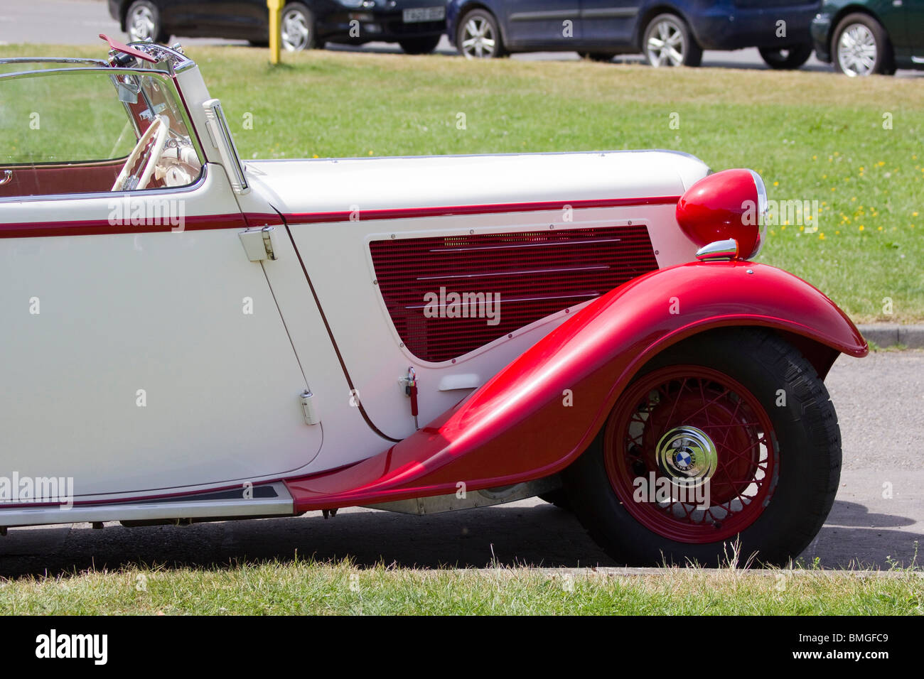 hand built bmw frazer nash roadster open top car at finchingfield essex ...