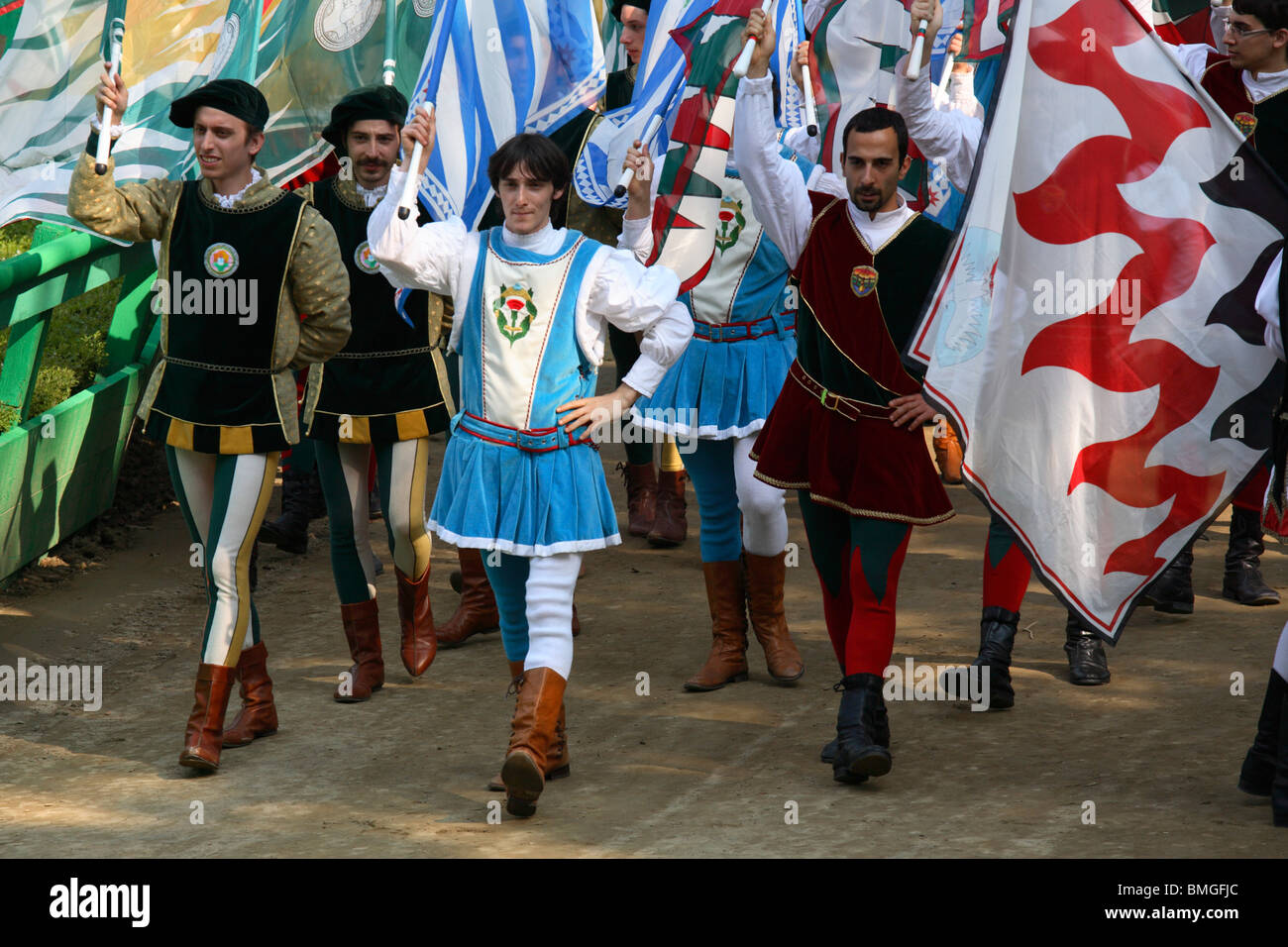 Flag thrower hi-res stock photography and images - Alamy