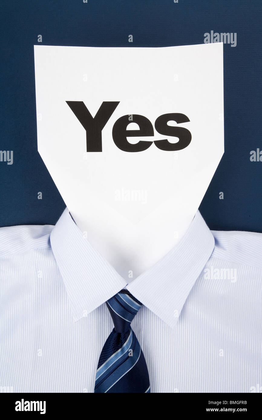 Yes mask hi-res stock photography and images - Alamy