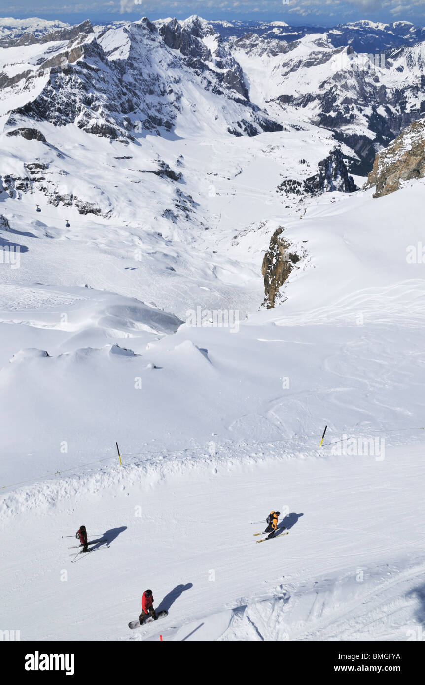 Engelberg switzerland skiing hi-res stock photography and images - Alamy
