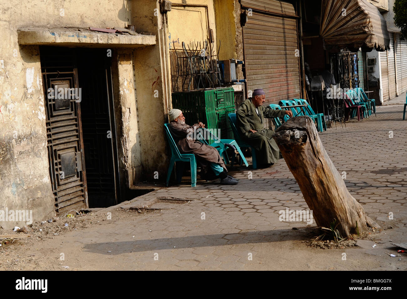 coffee and sheesha shop, islamic cairo, egypt Stock Photo - Alamy