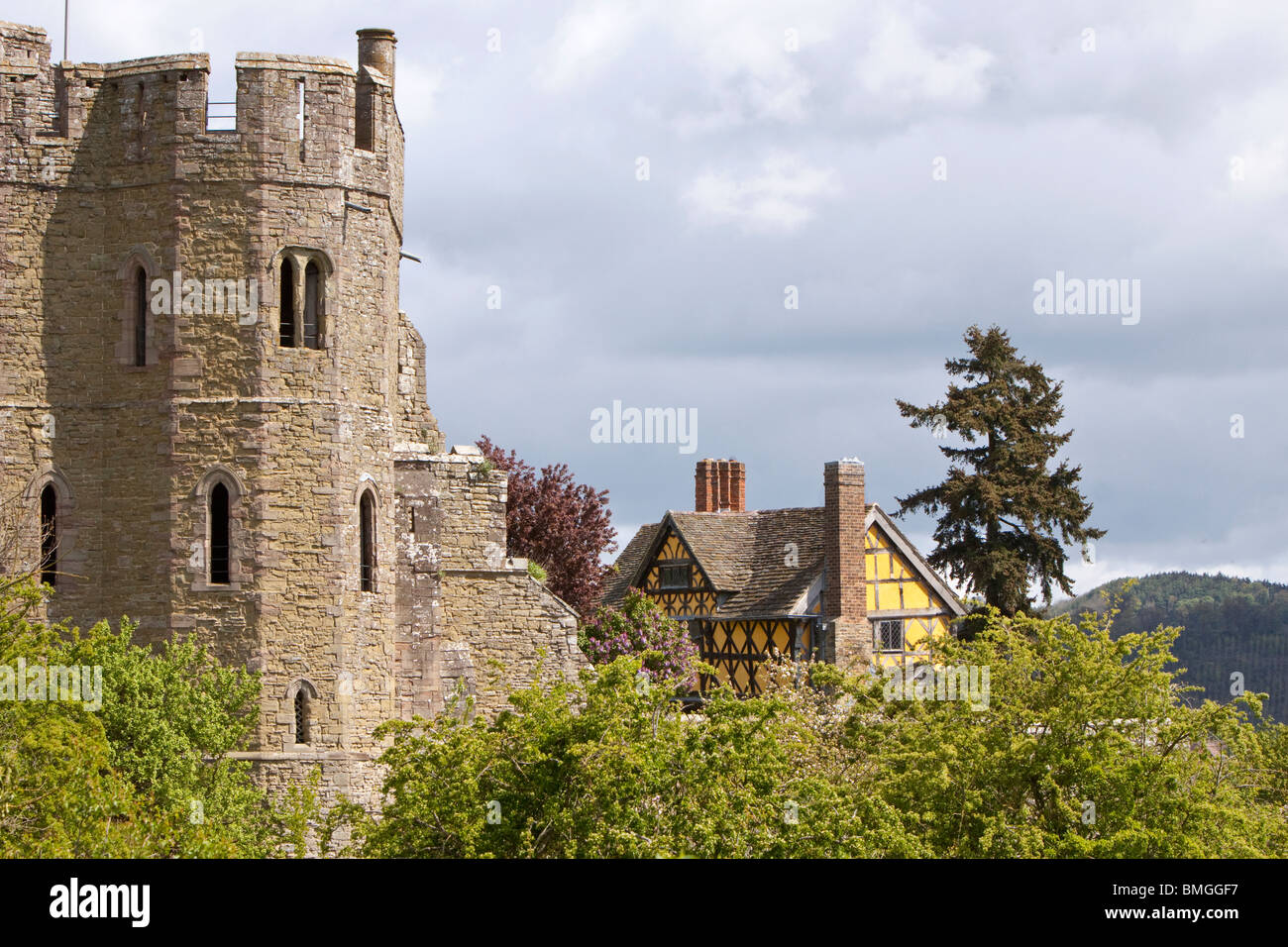 Stokesay Castle Craven Arms Shropshire, England, UK Stock Photo - Alamy