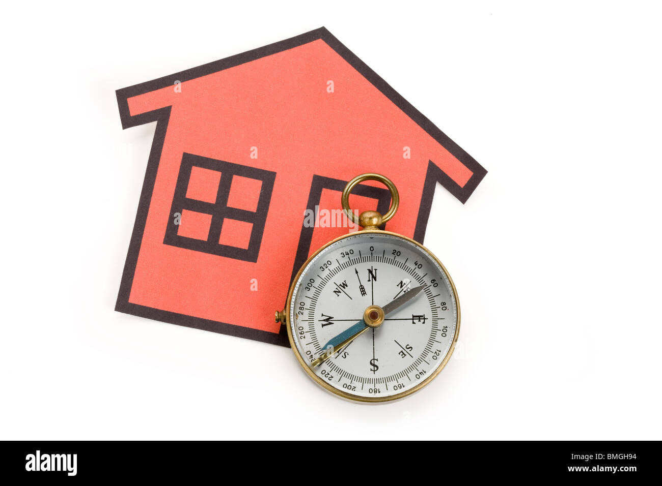 Compass sign hi-res stock photography and images - Alamy