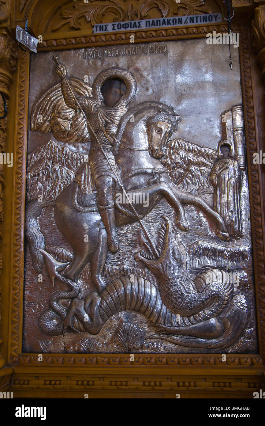 St george icon hi-res stock photography and images - Alamy