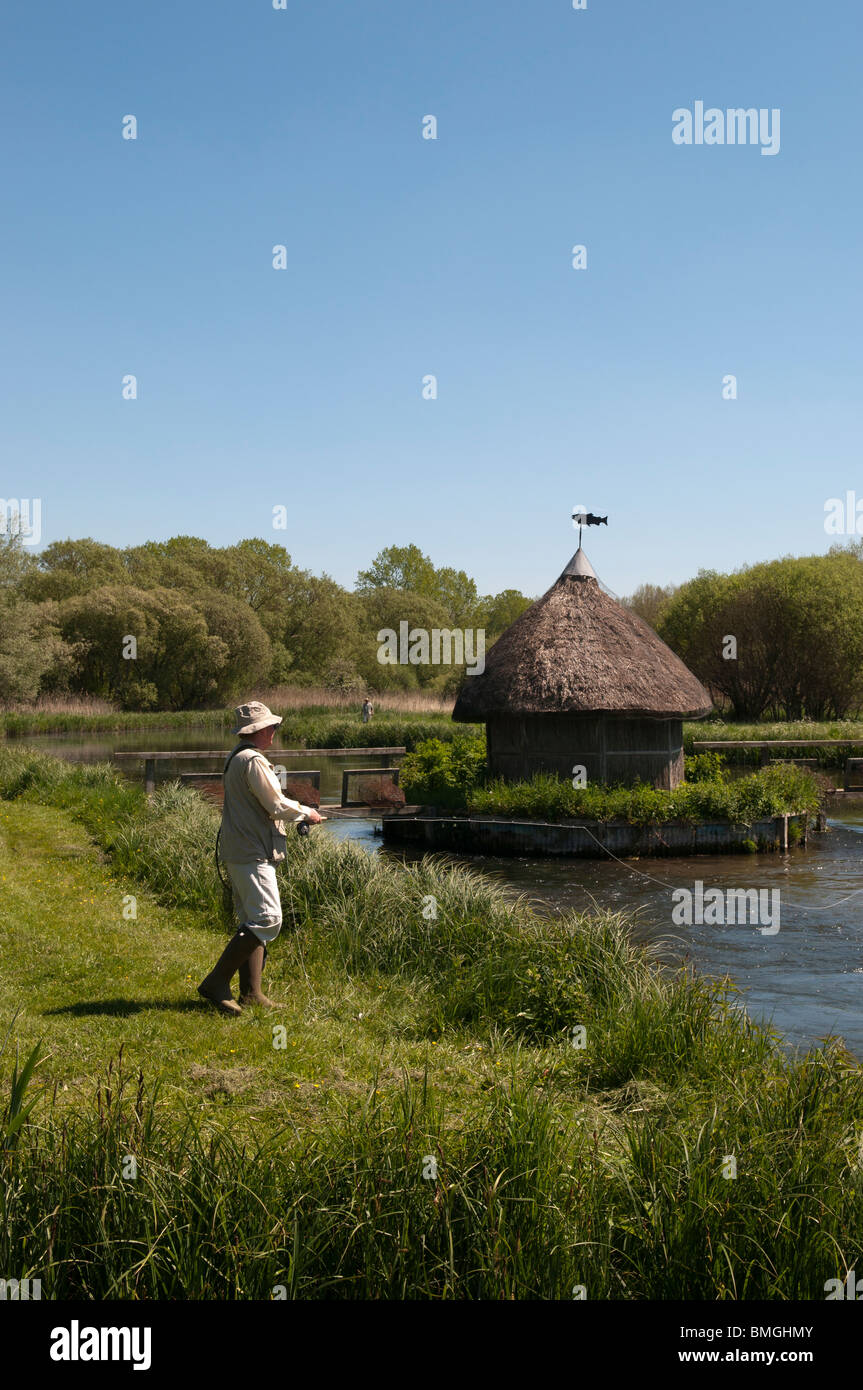 Trout fishing river test hi-res stock photography and images - Alamy