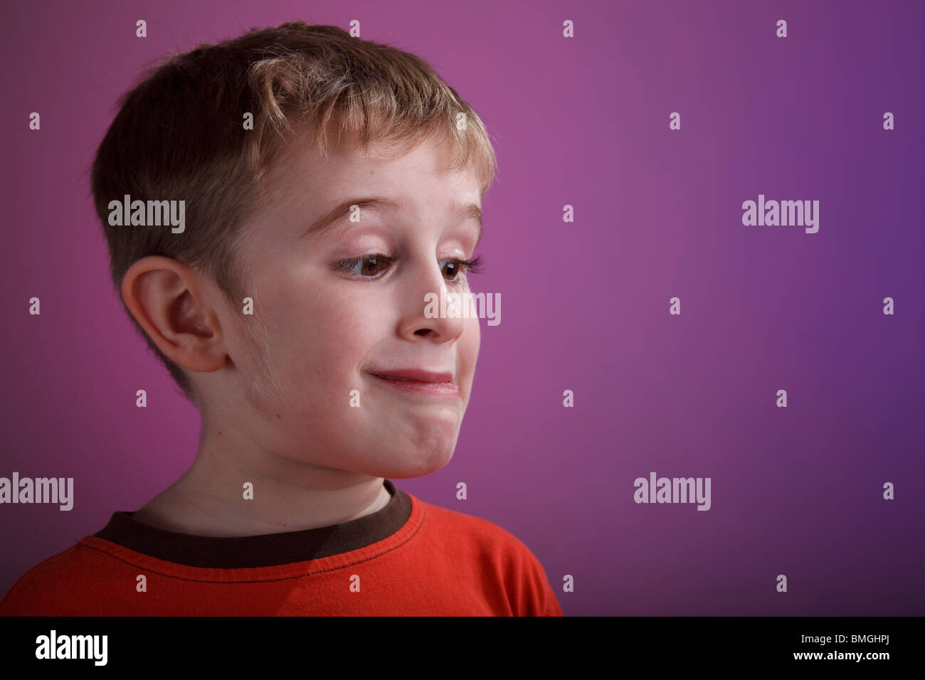 boy making face Stock Photo - Alamy