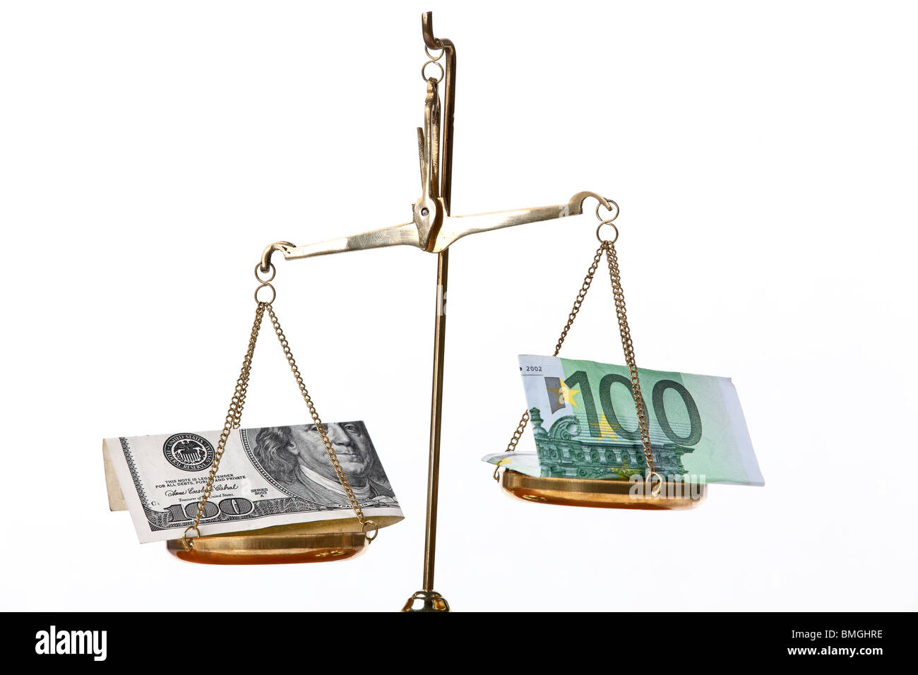 Banknotes euro dollar balance hi-res stock photography and images - Alamy