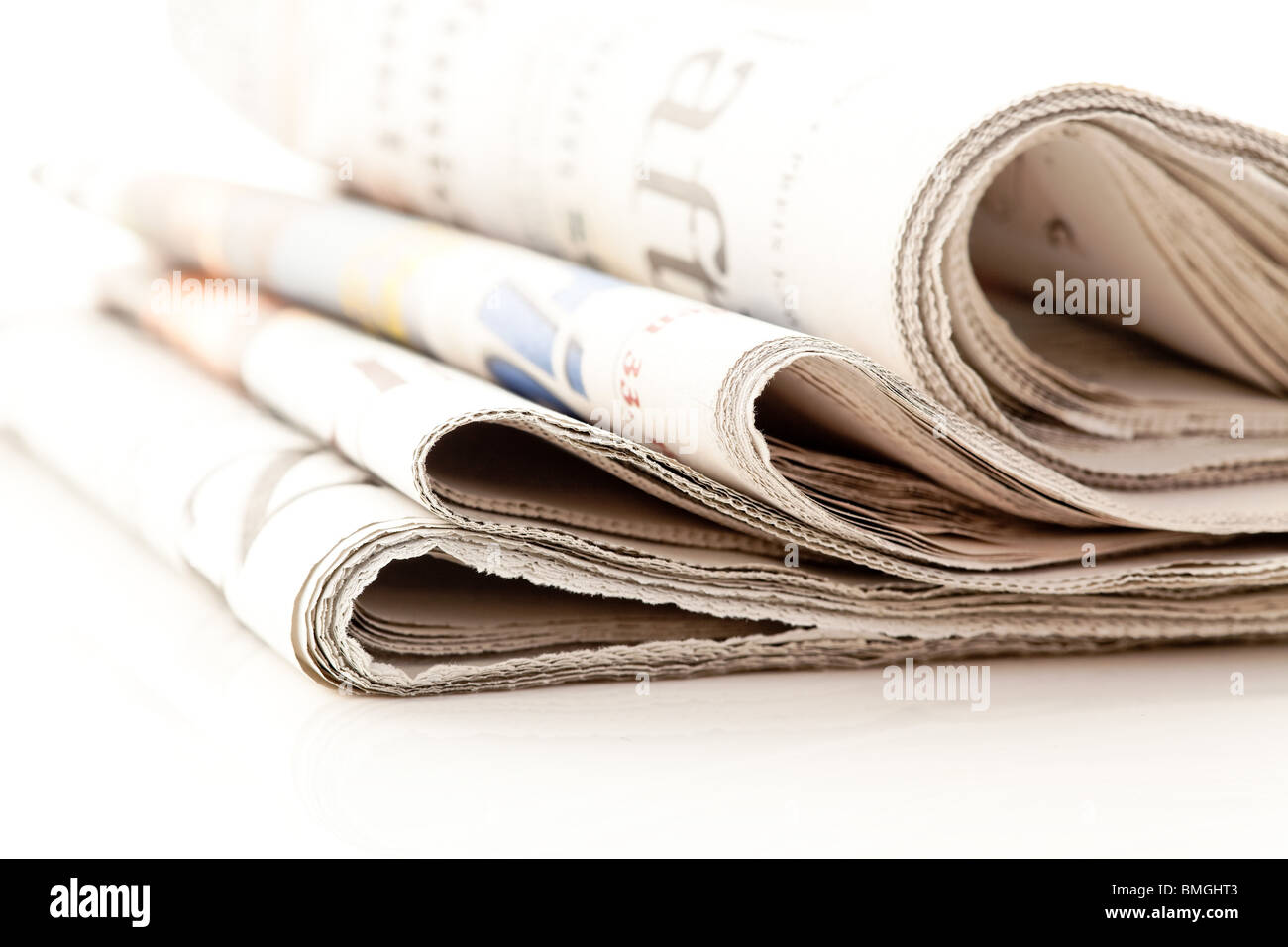 Old newspapers and magazines in a pile Stock Photo - Alamy