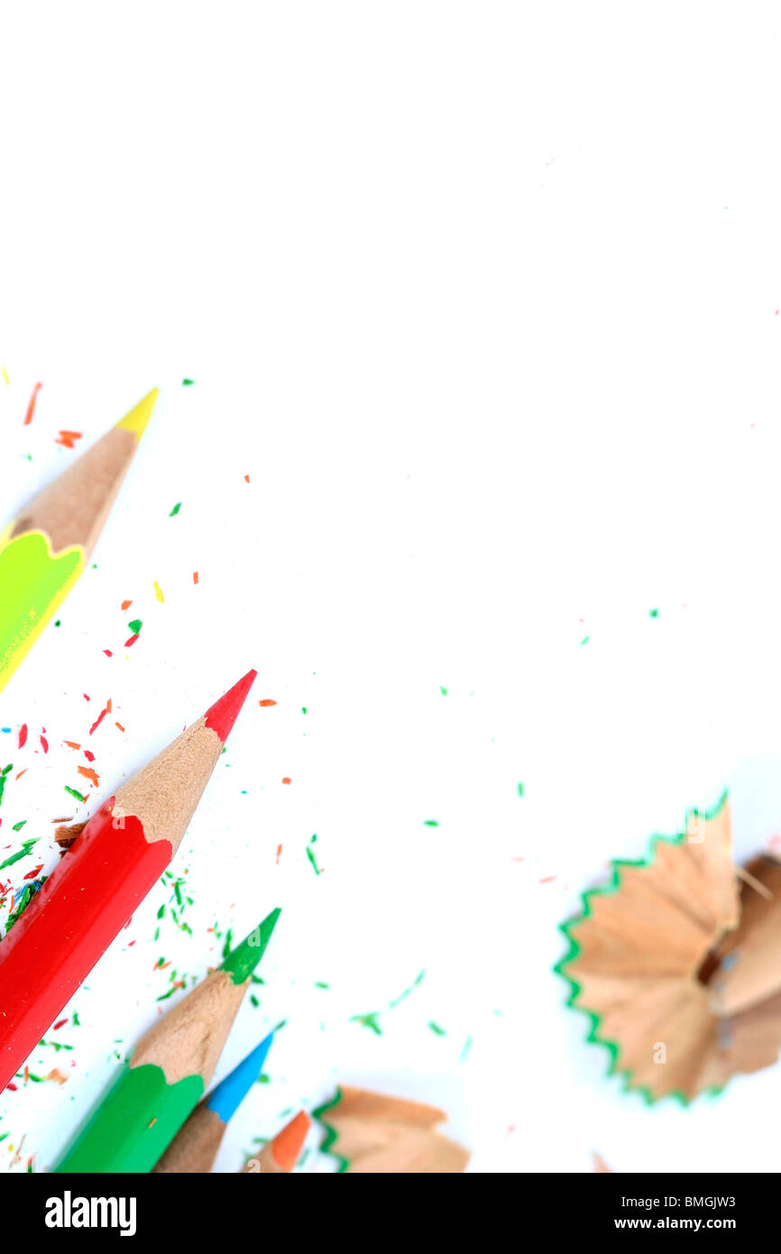 Close-up picture of sharp pencils Stock Photo - Alamy