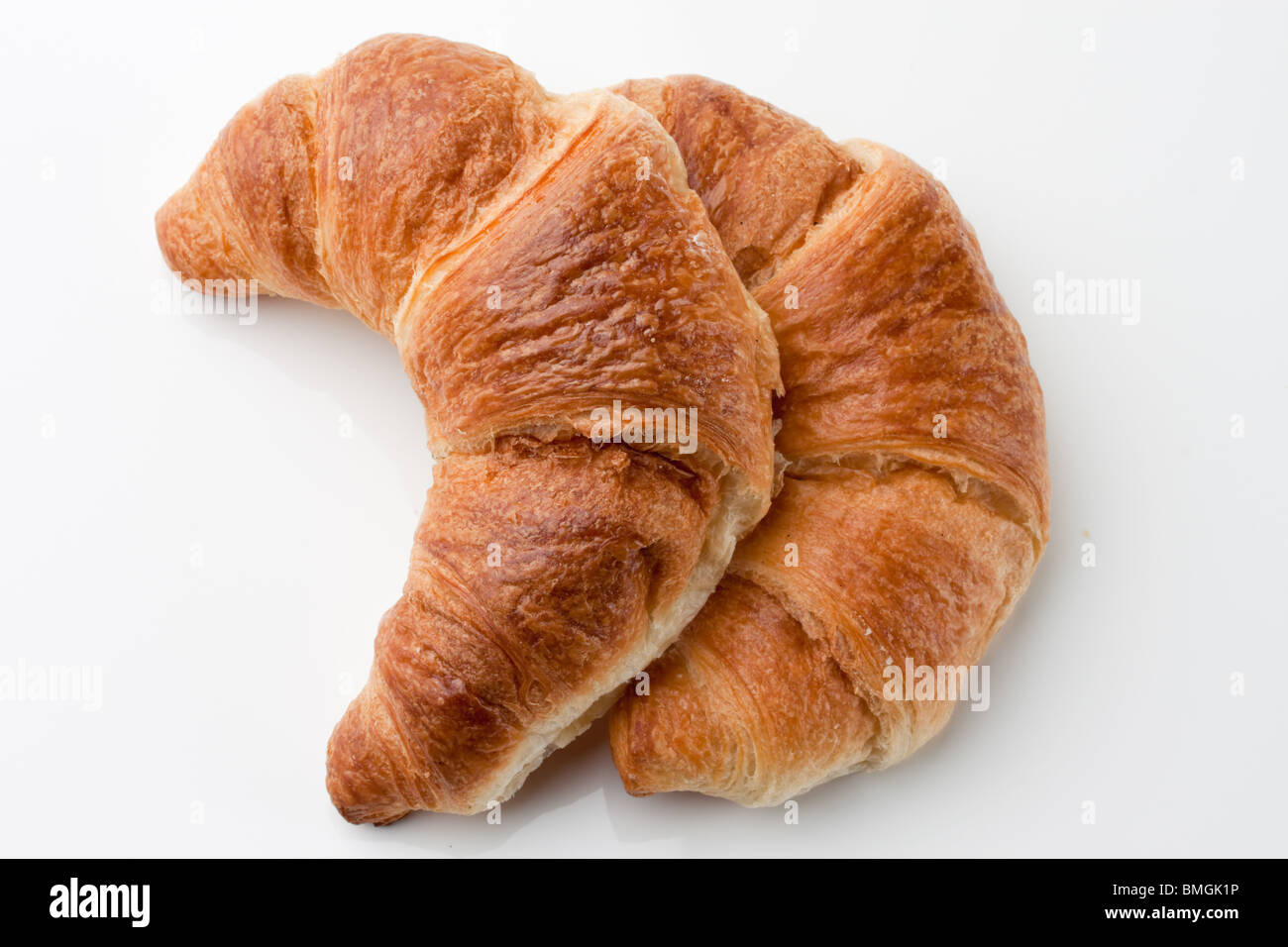 Croissants, pastries for breakfast Stock Photo - Alamy
