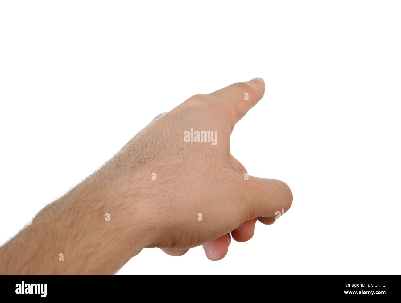 Man hand isolated on white background. Close up Stock Photo - Alamy