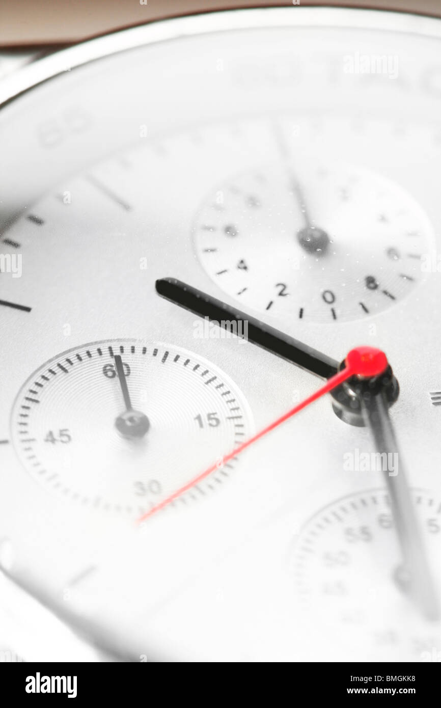 Beautiful Man watch with white background. Close up photo Stock Photo ...