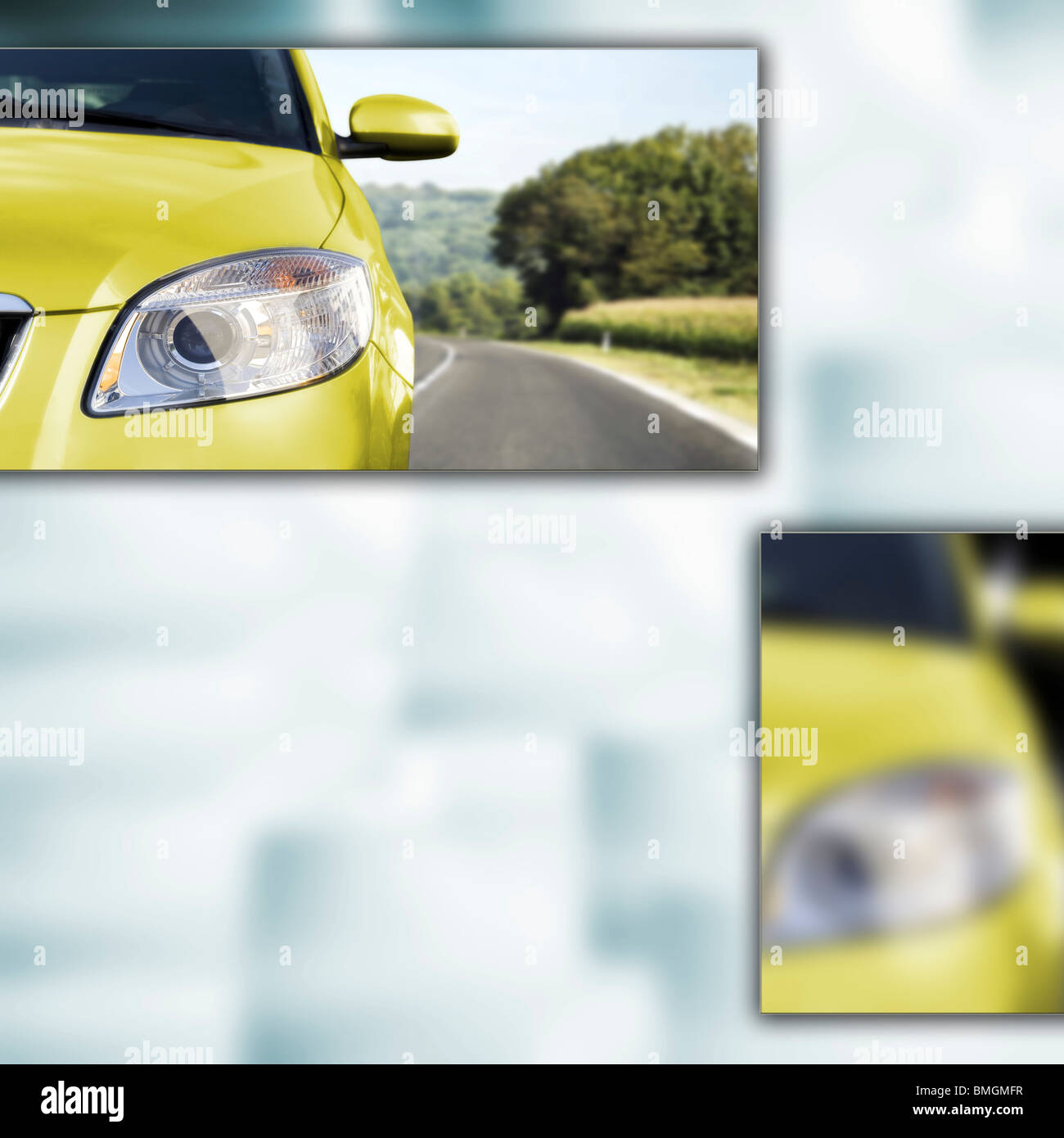 Car collage: different photo of great cars Stock Photo - Alamy