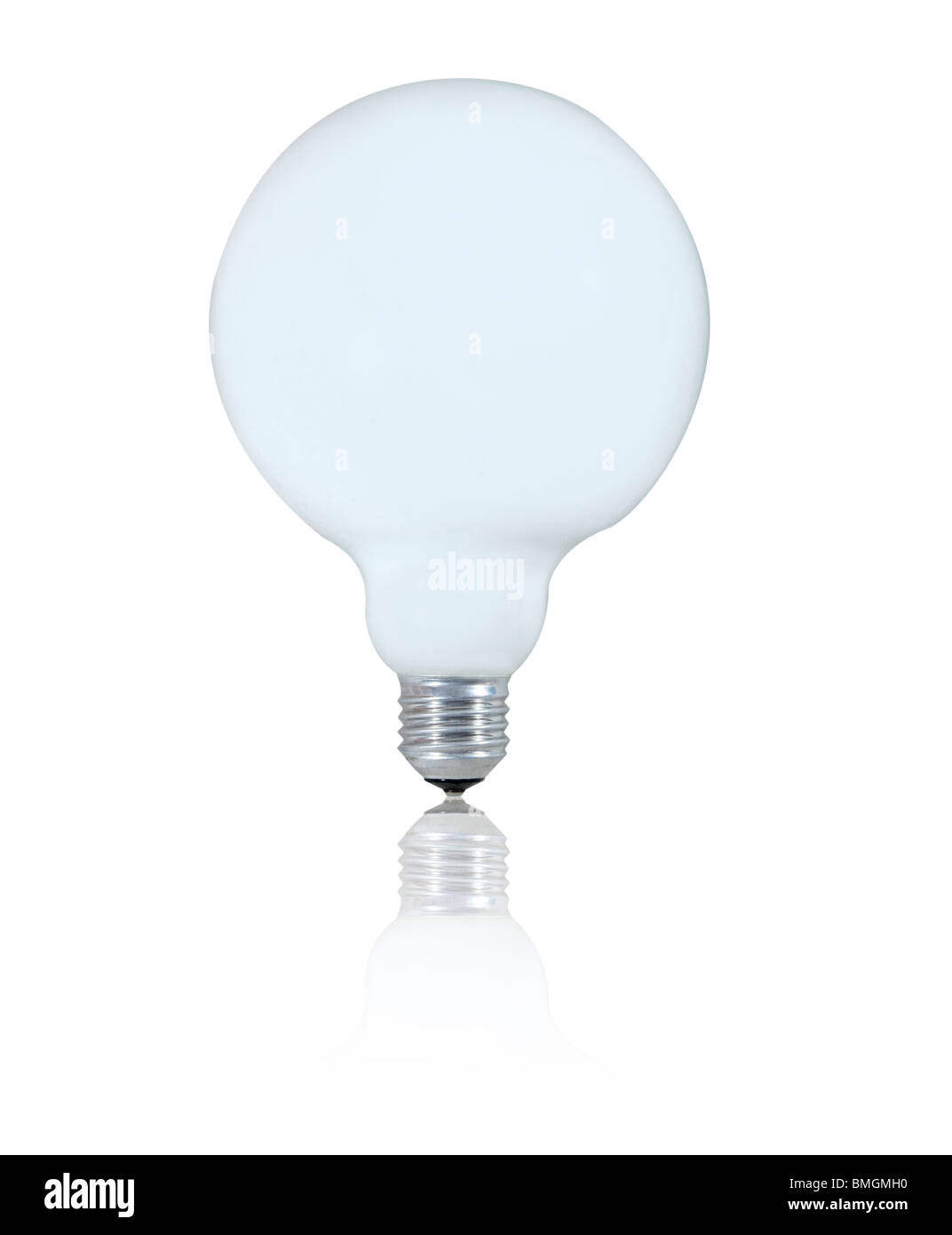 White bulb isolated on white Stock Photo - Alamy